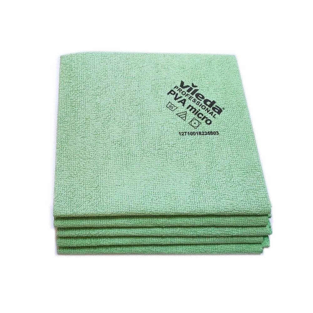Professional Microfiber Cloth Vileda PVA Micro, Green - 143588 - Pro ...