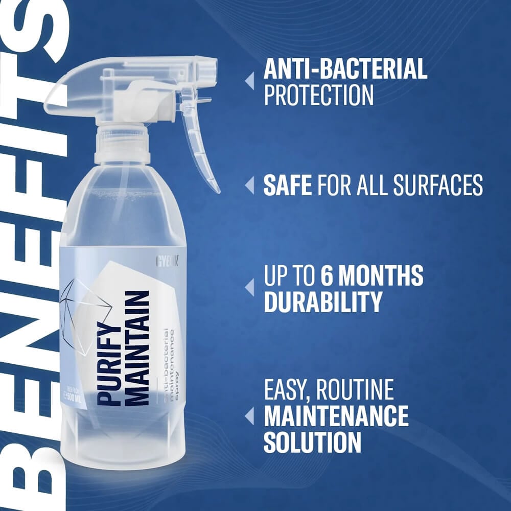 Spray de mantenimiento antibacteriano Gyeon Q2M Purify Maintain, 500ml ...