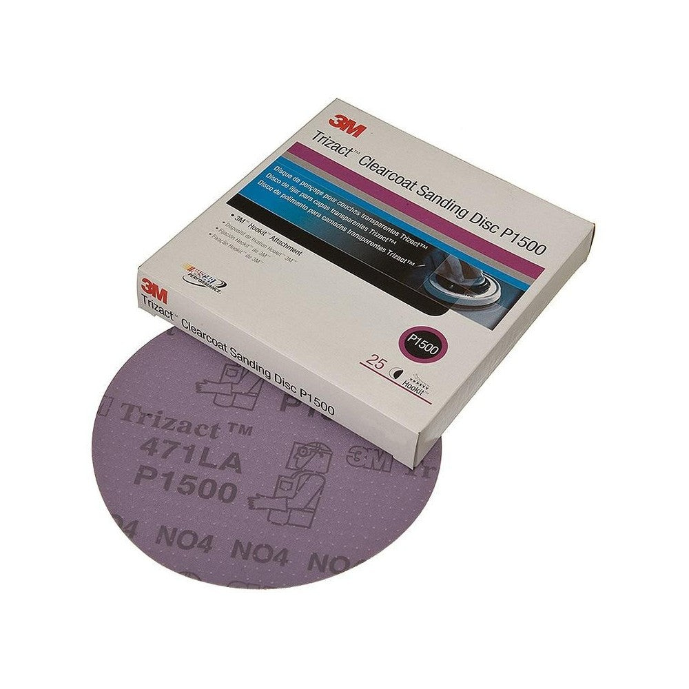 Sanding Disc 3M Trizact Clearcoat P1500, 150mm - Pro Detailing