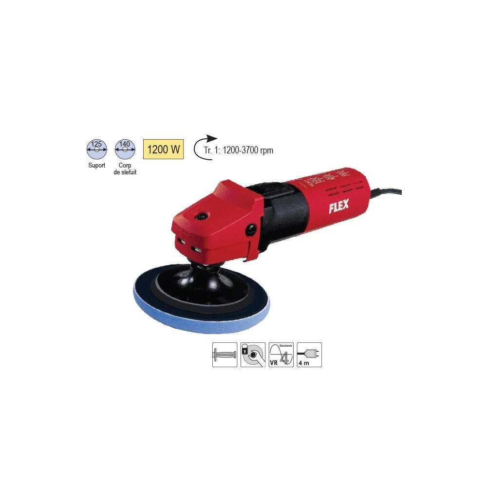 Rotary Polisher Flex L 1503 VR, 125mm - Pro Detailing
