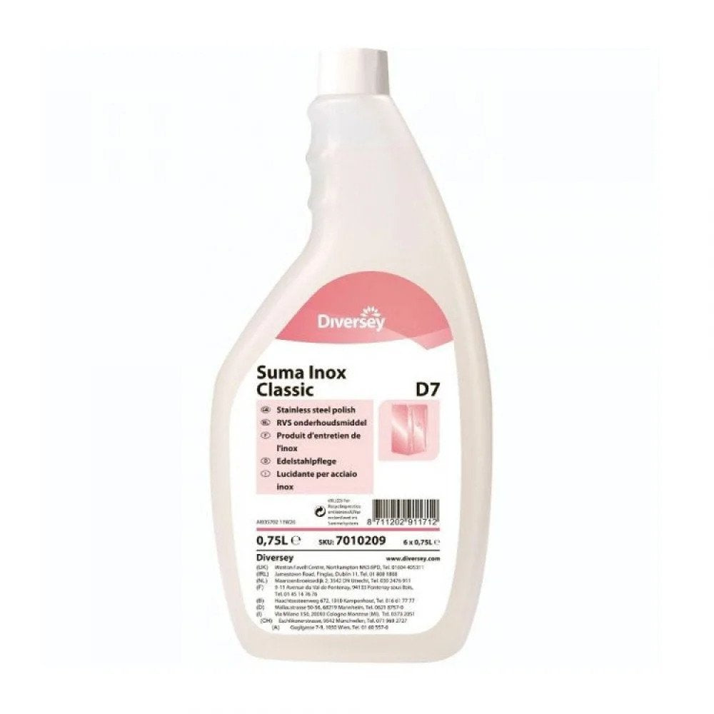 Stainless Steel Cleaner Diversey Suma Inox Classic D7, 750ml - Pro ...