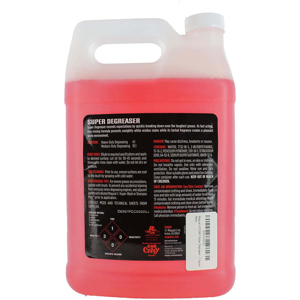 Surface Degreaser Meguiar's Super Degreaser D108, 3.79L - Pro Detailing