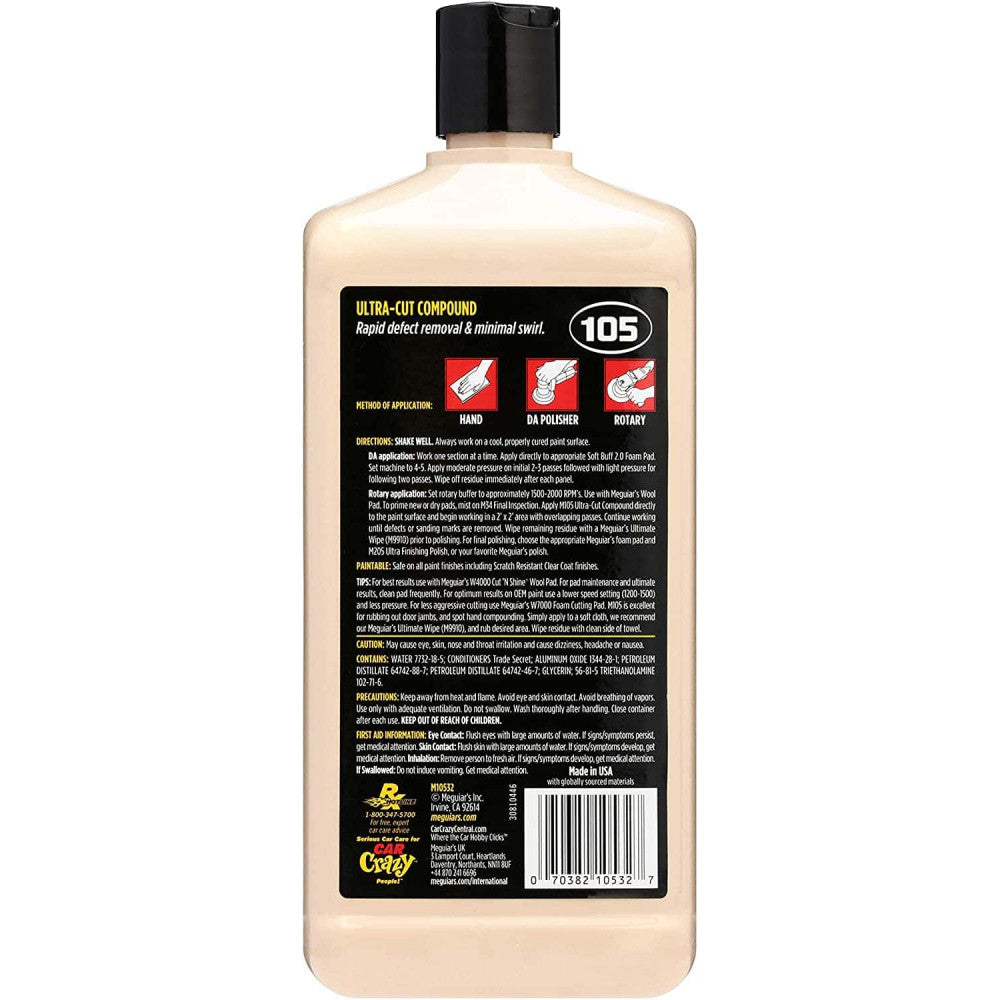Cutting Compound Meguiar's Ultra Cut Compound M105 - Pro Detailing